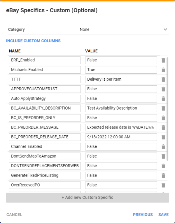 eBay Item Specifics - Sellercloud Help