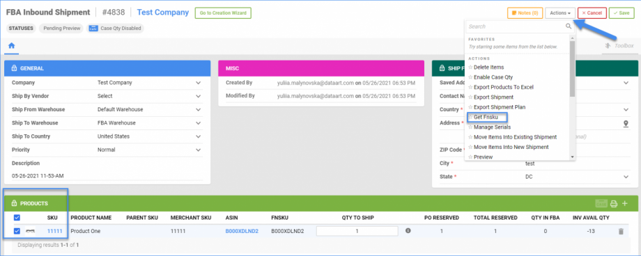 Amazon FBA SKU (FNSKU) - Sellercloud Help
