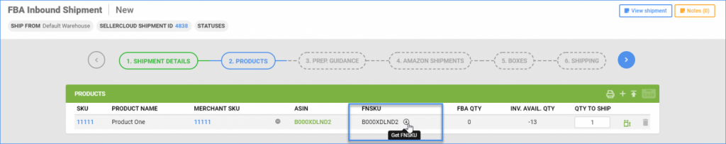 Amazon FBA SKU (FNSKU) - Sellercloud Help