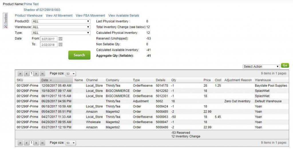 Inventory Movement History - Sellercloud Help