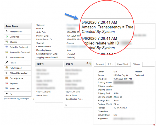 Amazon Transparency Service - Sellercloud Help
