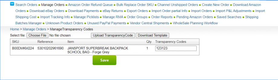 Amazon Transparency Service - Sellercloud Help