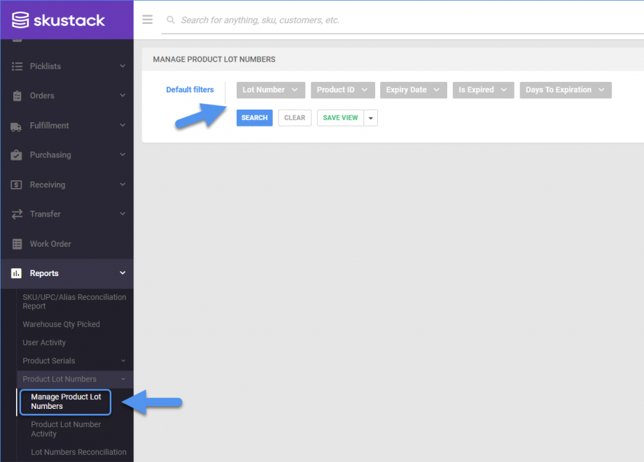 Lot Number and Expiration Tracking - Sellercloud Help