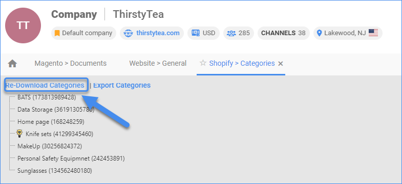 Shopify Categories - Sellercloud Help