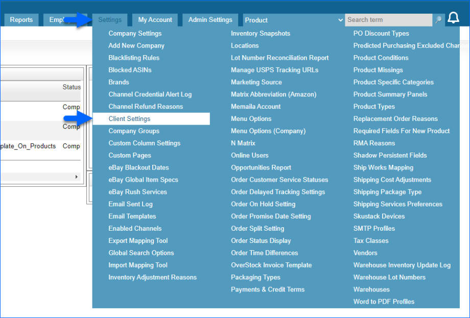 Client Settings Overview - Sellercloud Help