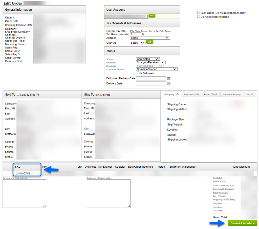 Unknown Product Orders - Sellercloud Help