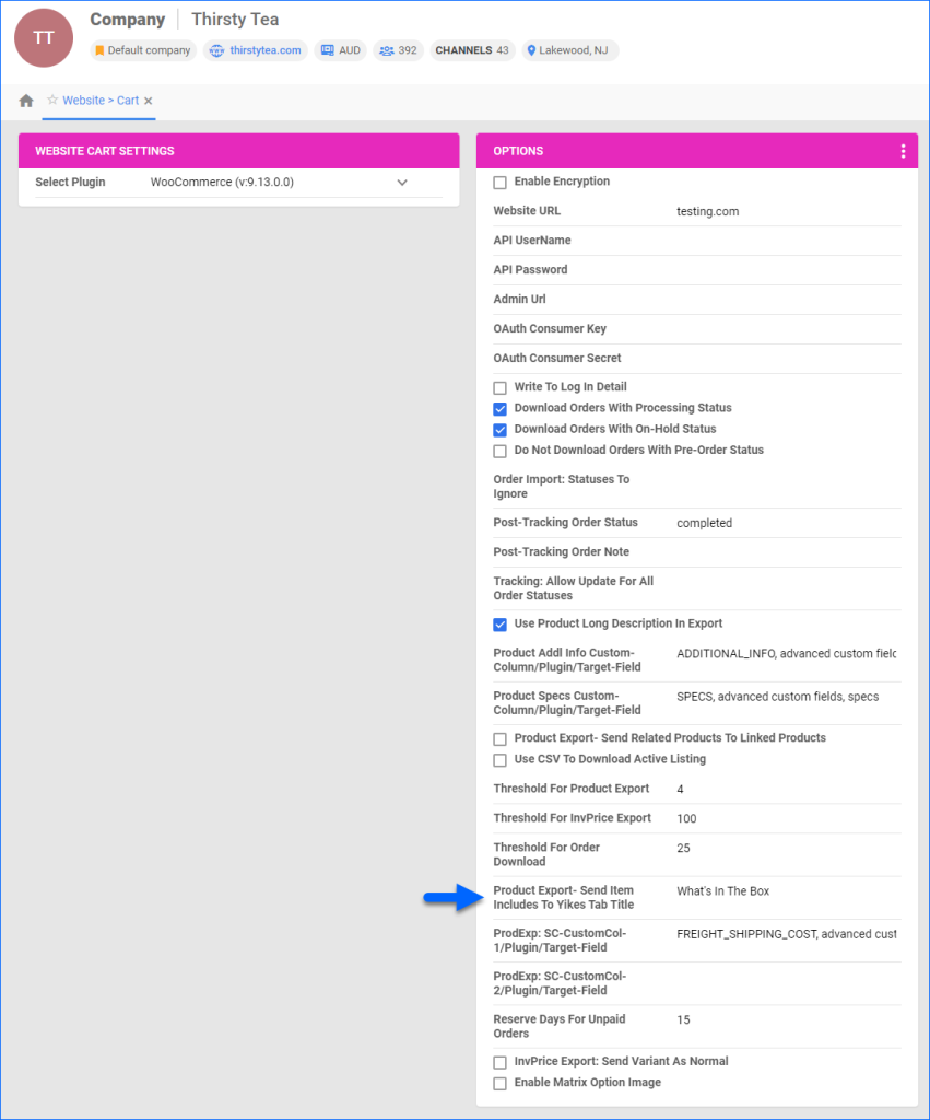 WooCommerce Product Features - Sellercloud Help