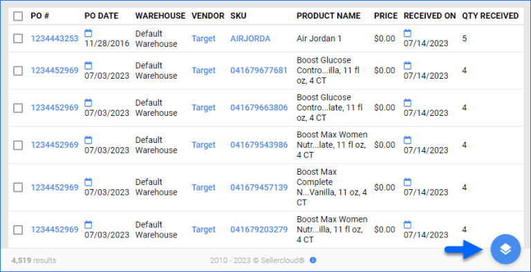 Inventory Arrivals - Sellercloud Help