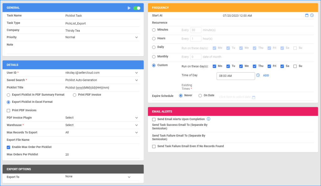 Picklist Workflow - Sellercloud Help