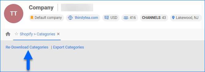 Shopify Categories - Sellercloud Help