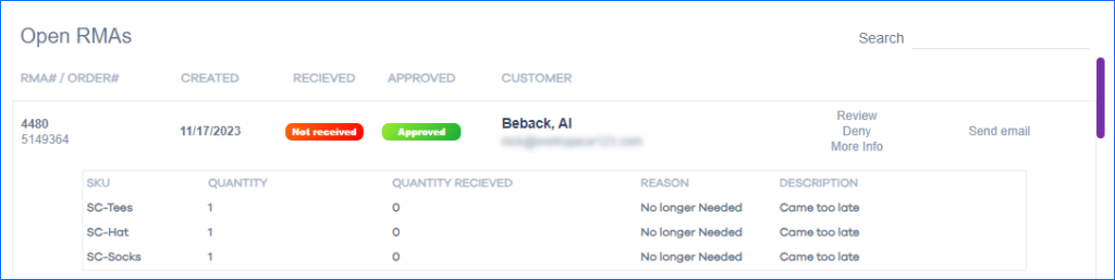 Orderback: Manage RMAs - Sellercloud Help