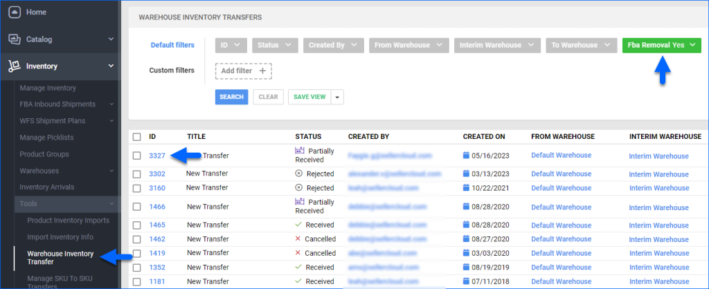 FBA Removals - Sellercloud Help