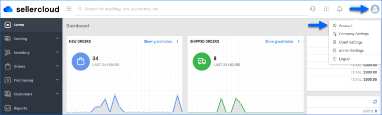 Manage Your Account - Sellercloud Help