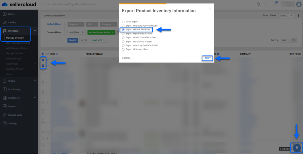 Product Inventory Reserves - Sellercloud Help