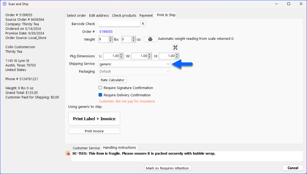 Generic Shipping Service - Sellercloud Help