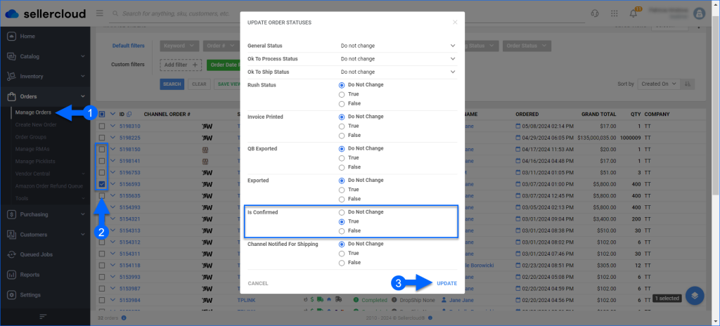 Order Confirmation Workflow - Sellercloud Help