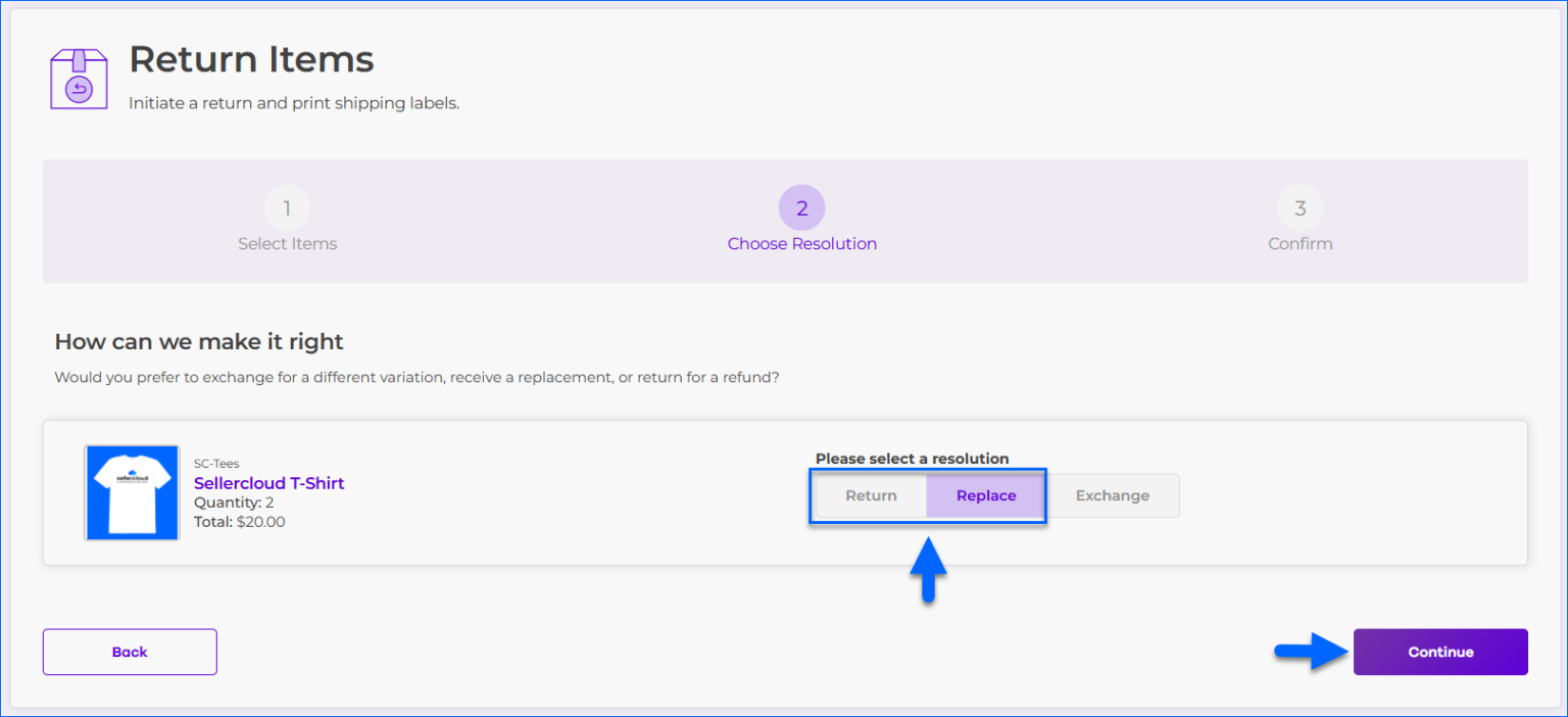 Orderback: Orders and Returns Portal - Sellercloud Help