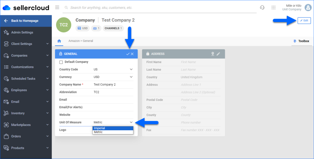 Unit of Measure - Sellercloud Help